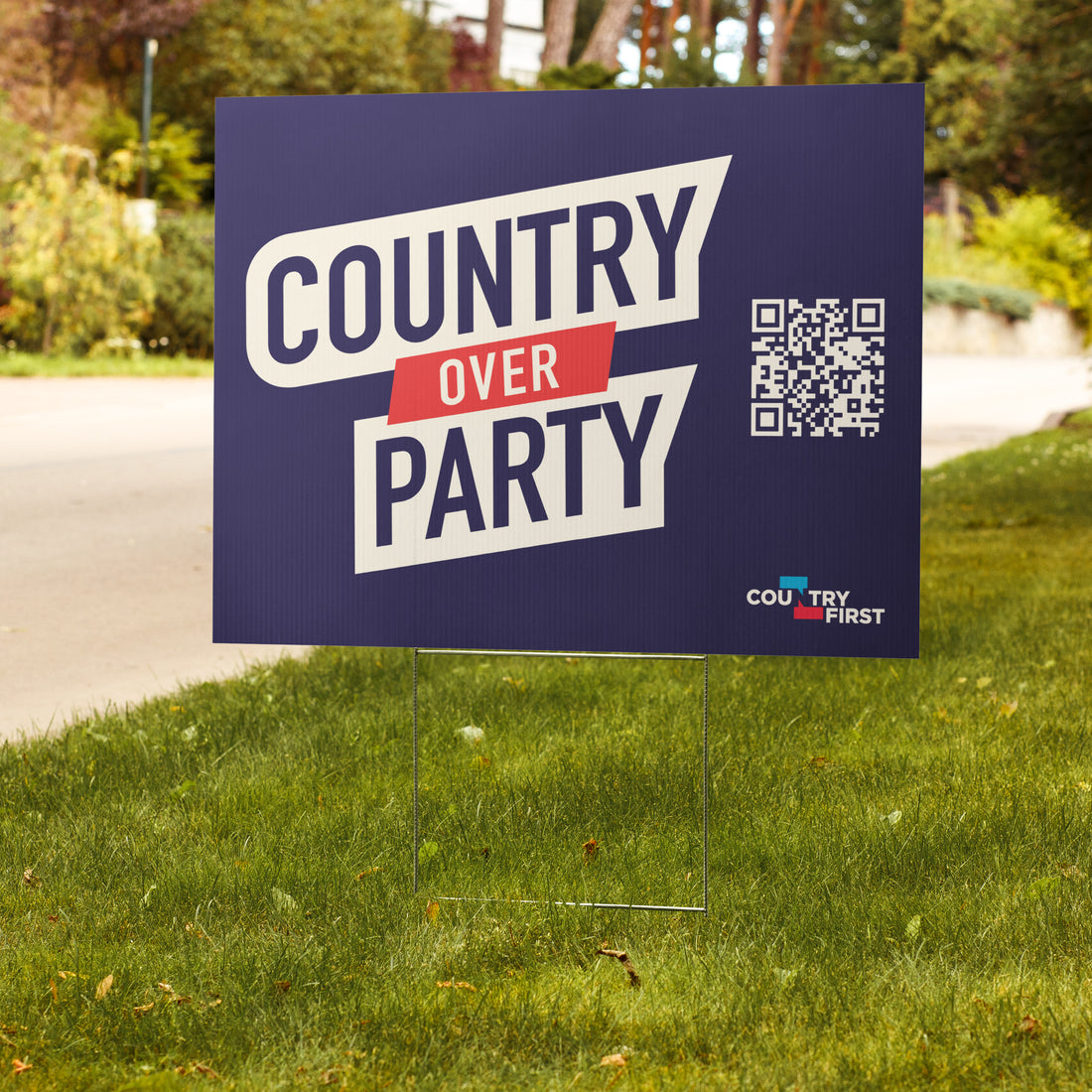Country Over Party - Yard Sign – CountryFirst